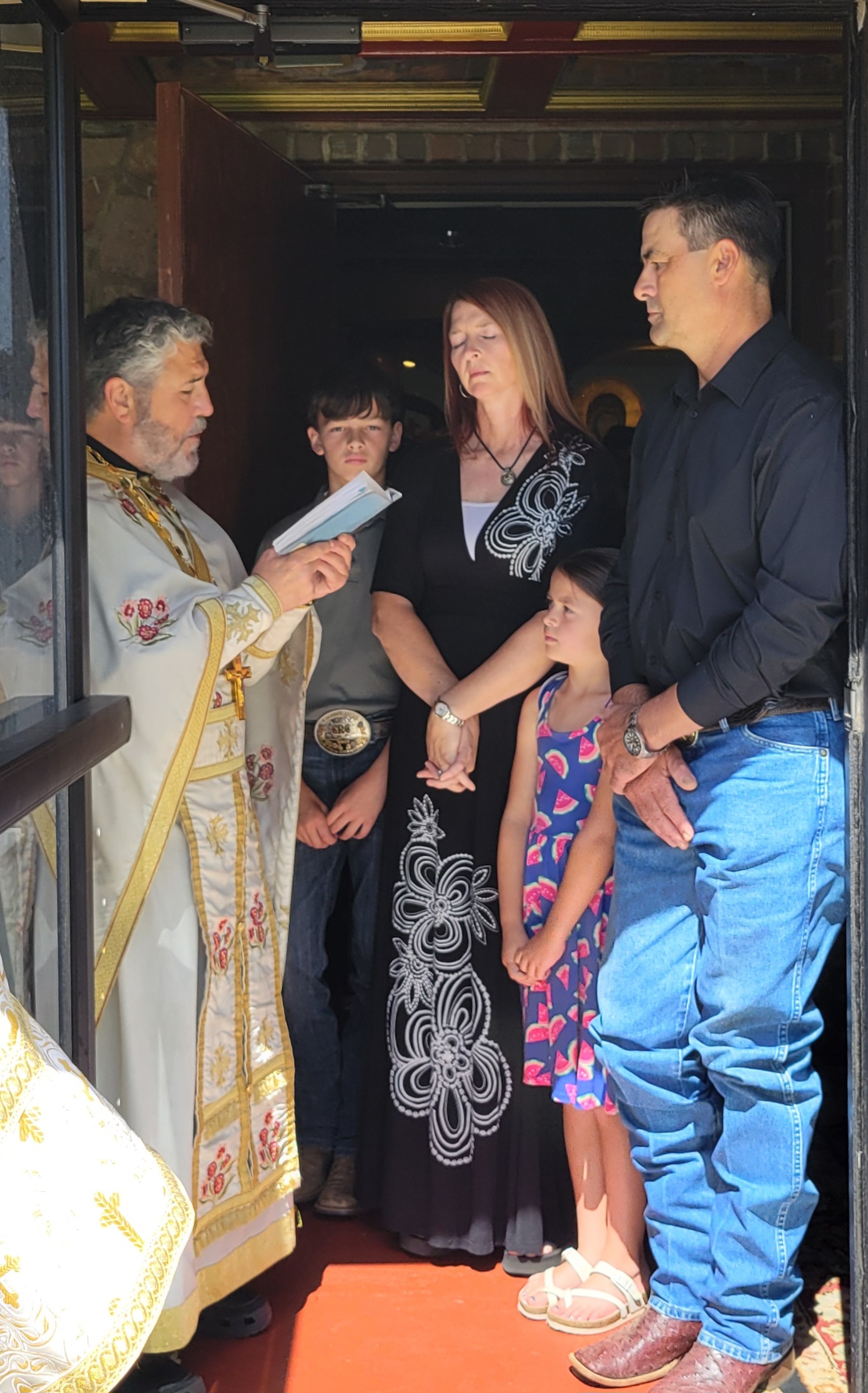 The Reception of the Weichel Family as Catechumens – Saint Basil the ...